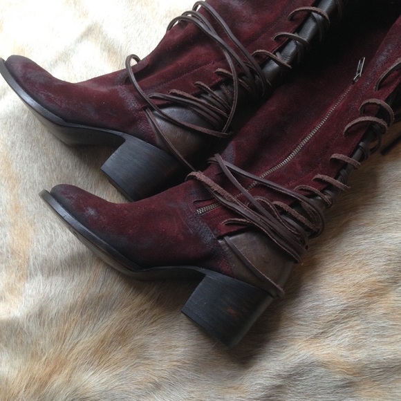 Freebird by Steven | Shoes | New Freebird By Steven Coal Boots Wine ...